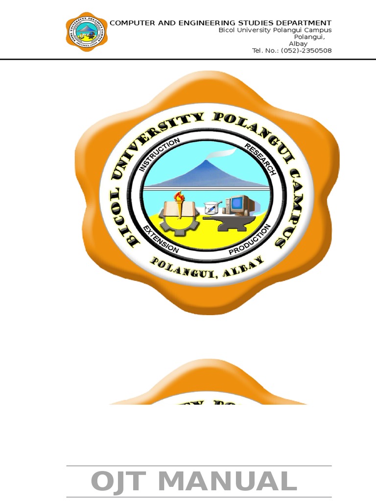 Ojt Manual Bscs | PDF | Students | Engineering