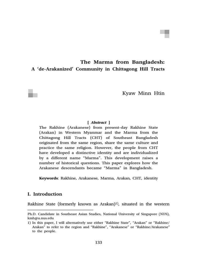 Marma in Bangladesh | PDF | Myanmar | Bangladesh