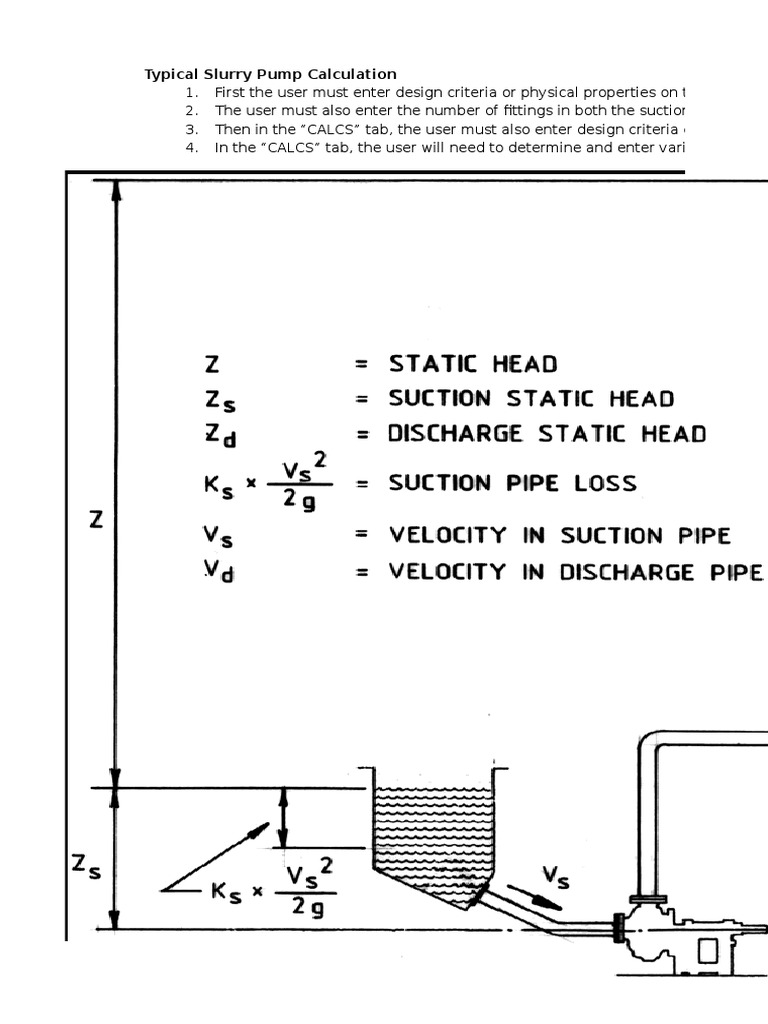 Slurry Pump Design Calculations Guide | PDF | Ethanol | Density