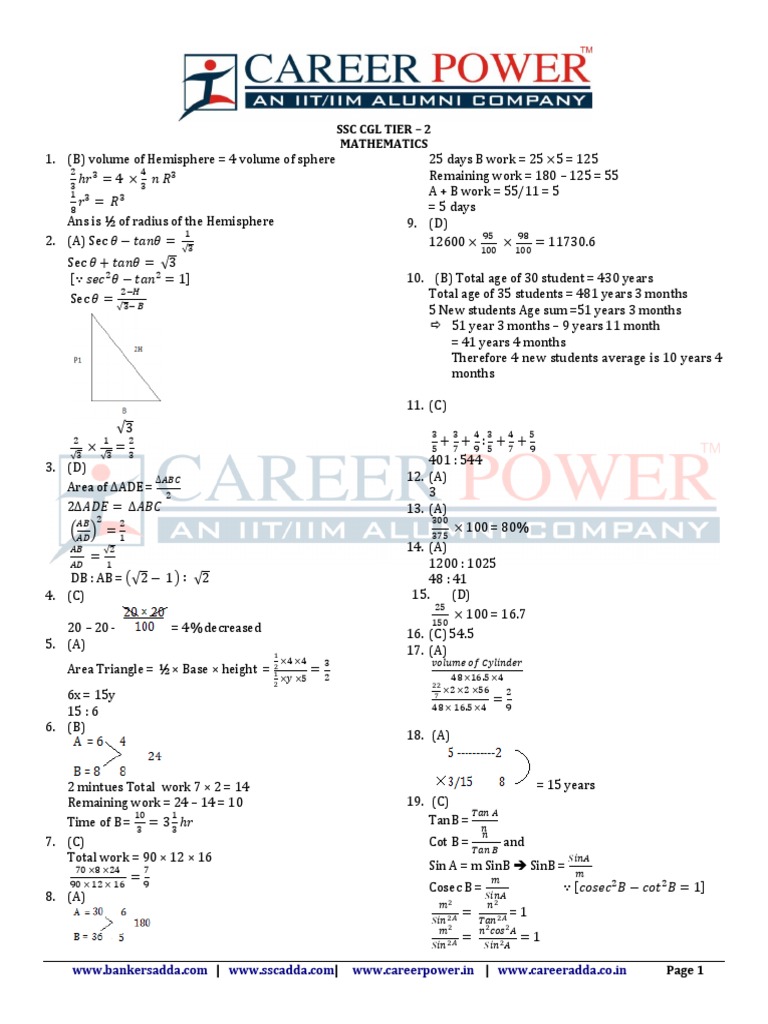 Maths Solution Qmaths - in | PDF | Sphere | Euclid
