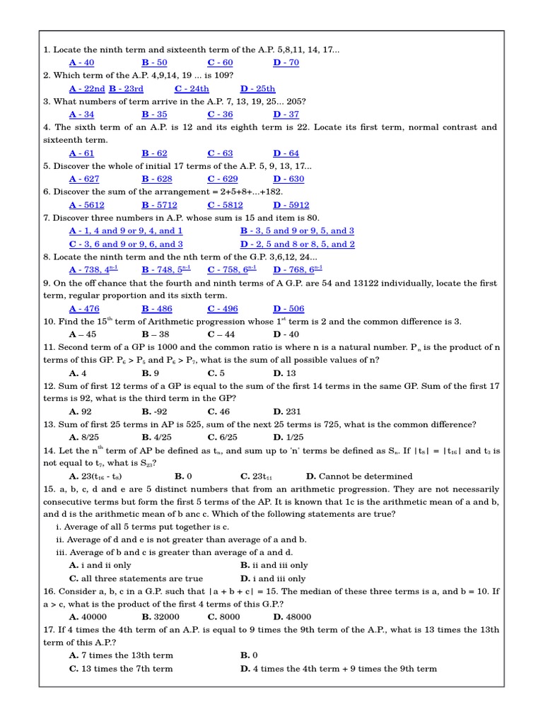 APGP | PDF | Mathematical Concepts | Numbers