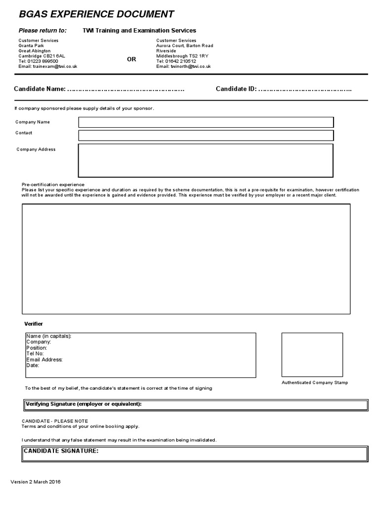 BGAS Form | PDF | Career & Growth | Business