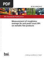 ISO 4288 Surface Parameters | PDF | Surface Roughness | International ...