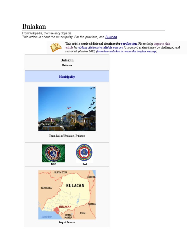 Bulakan Bulacan | PDF