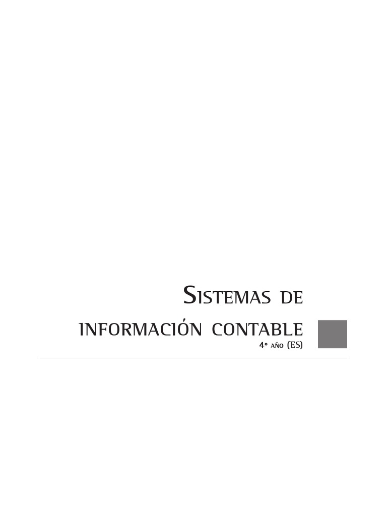 Sistemas de Informacion Contable 4 PDF | PDF | Contabilidad | Toma de ...