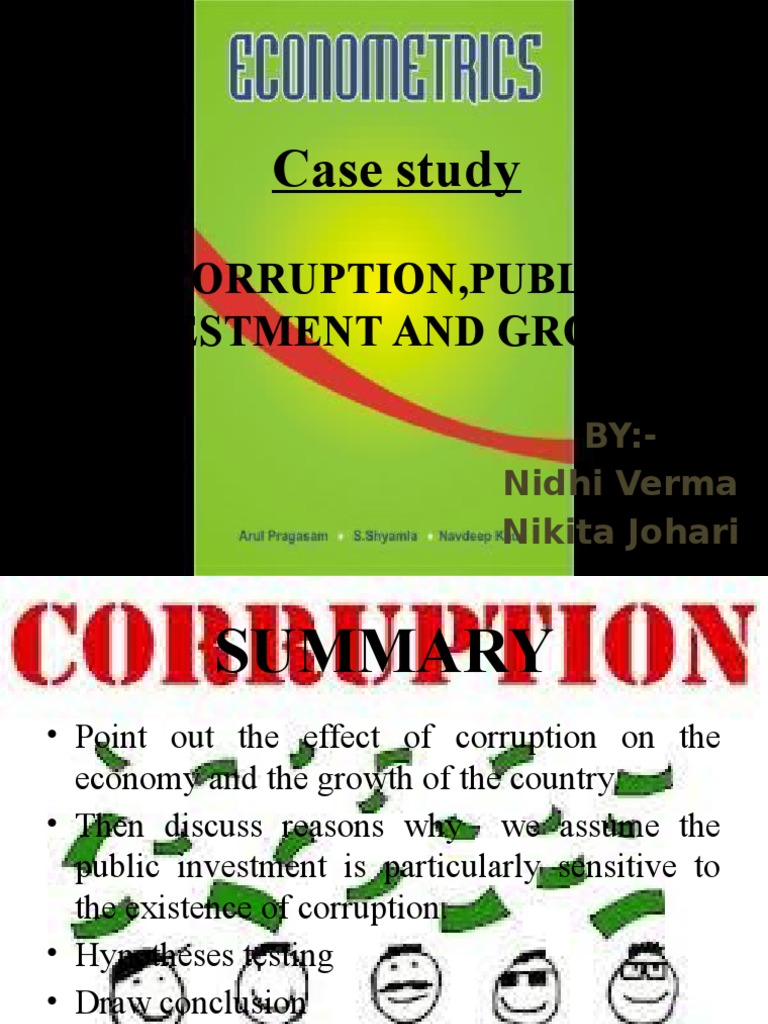 Case Study: Corruption, Public Investment and Growth | PDF | Government ...
