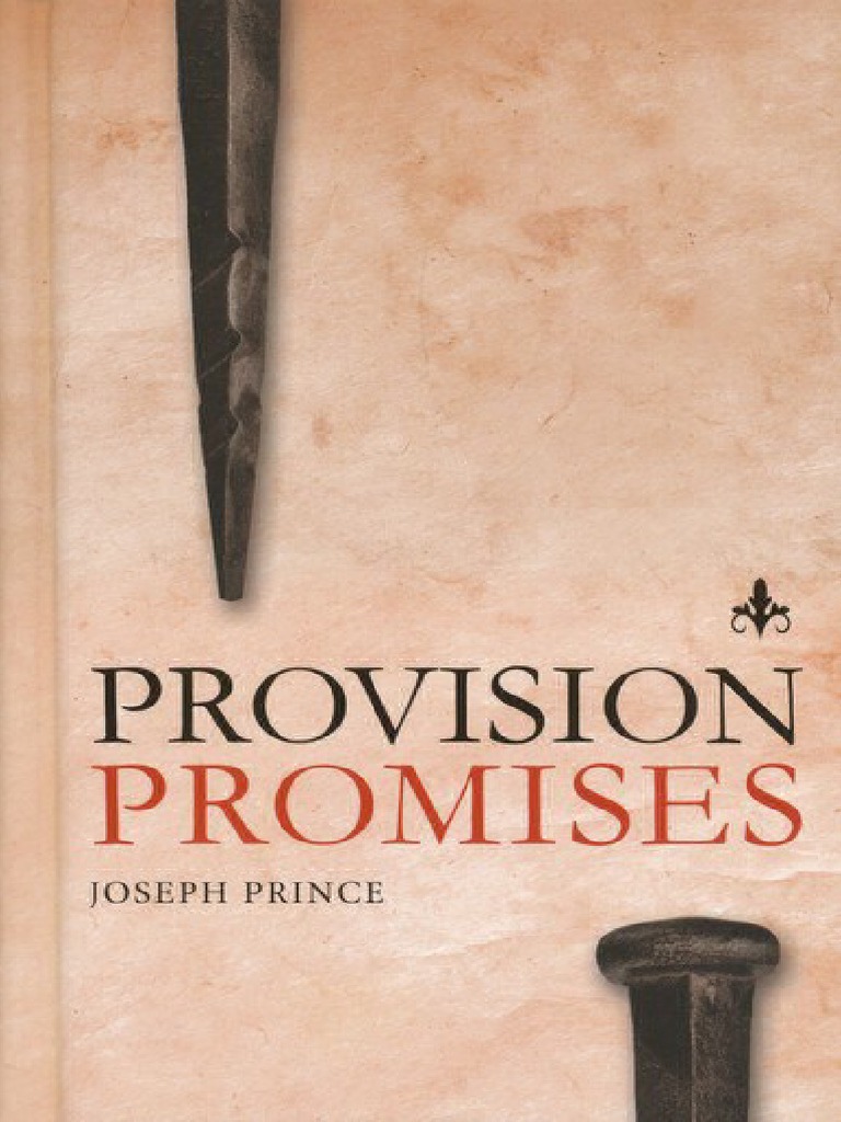 Provision Promises - Joseph Prince | PDF | Grace In Christianity | God ...