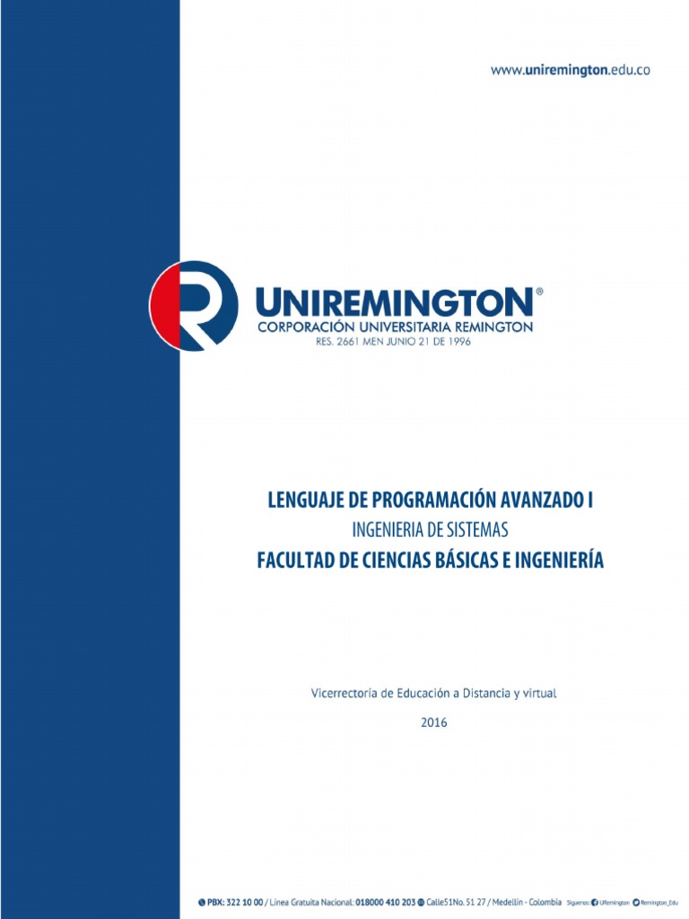 08-Lenguaje de Programacion Avanzada | PDF | Objeto (informática ...