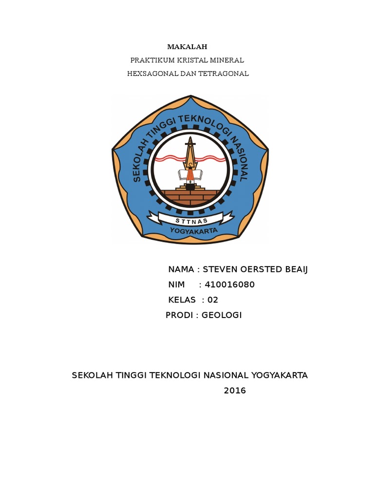 Sistem Kristal Hexagonal dan Ortorombik | PDF
