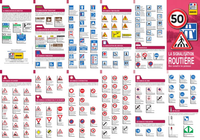 Carte Panneaux Routiers | Descargar gratis PDF | Autoroute | Transport ...