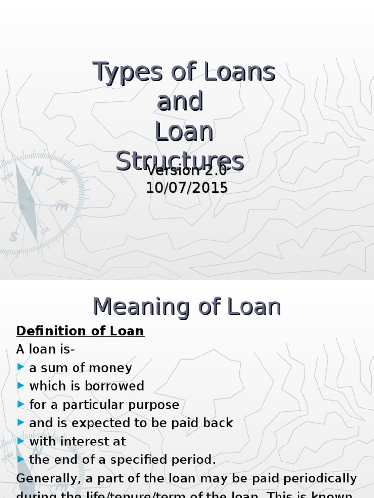 Types of Loans and Loan Structures | PDF | Mezzanine Capital | Loans