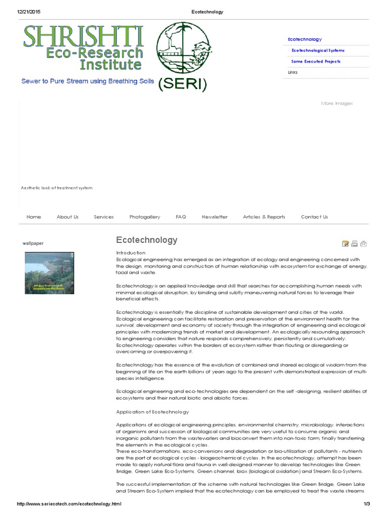 Eco Technology | PDF