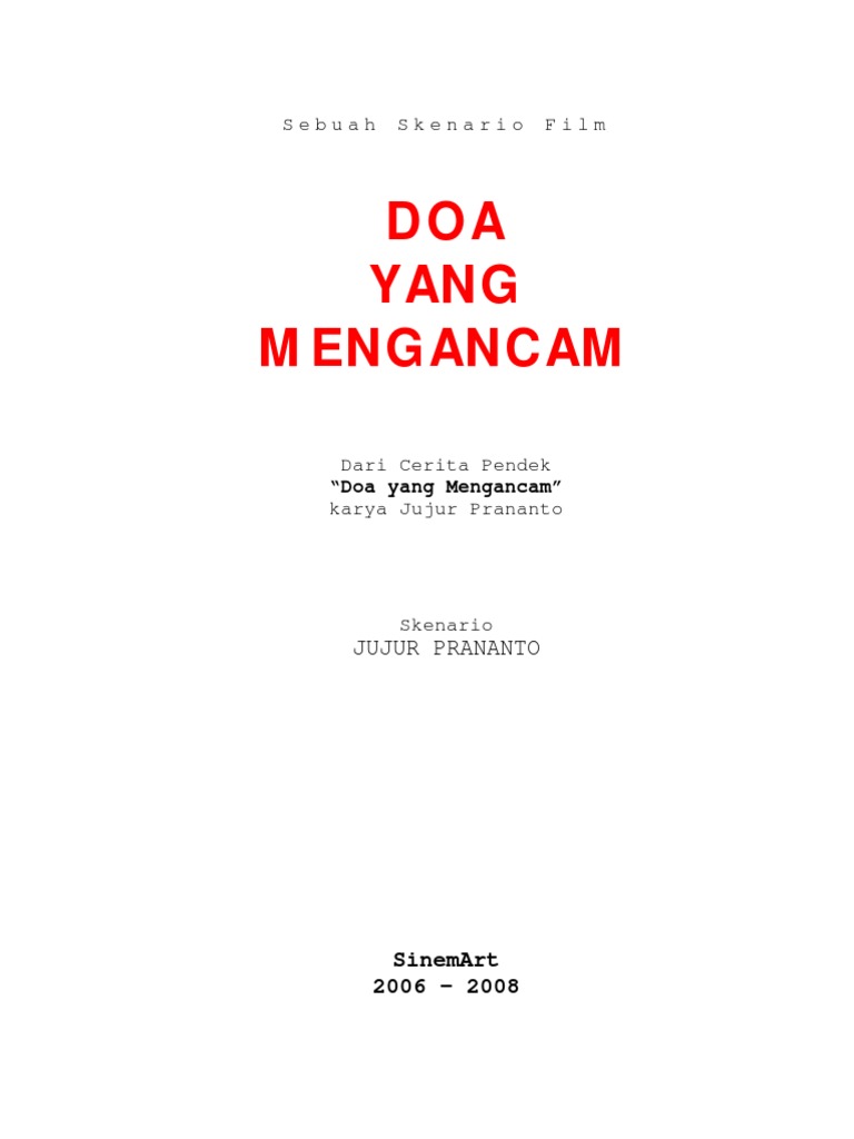 Doa Yang Mengancam - Draft6 | PDF