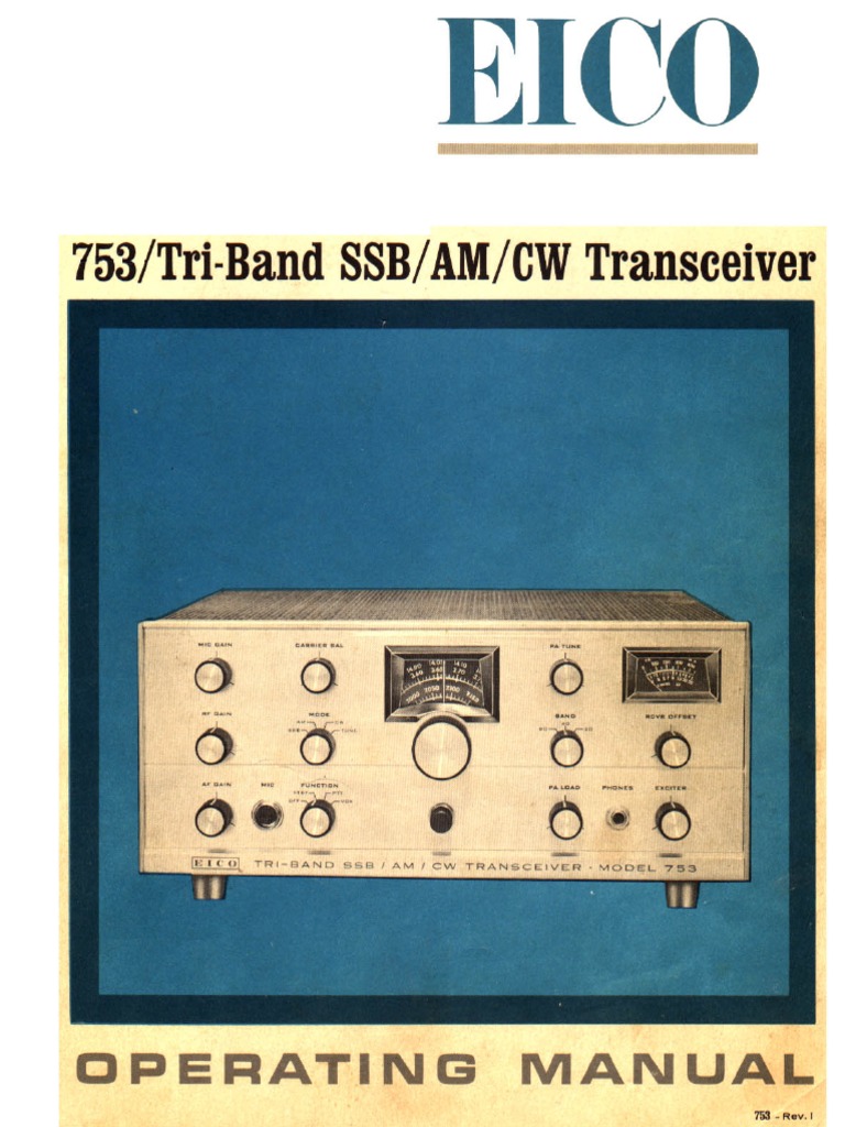 Eico 753 Schematic and Mark-ups | PDF | Home & Garden | Computers