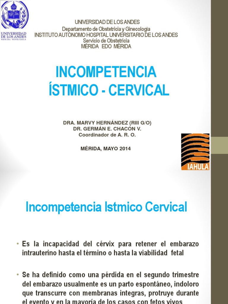 Incompetencia Istmico Cervical | PDF | El embarazo | Parto
