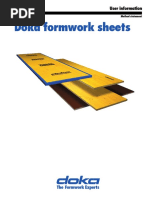 Doka Formwork System Guide | PDF | Plywood | Pallet