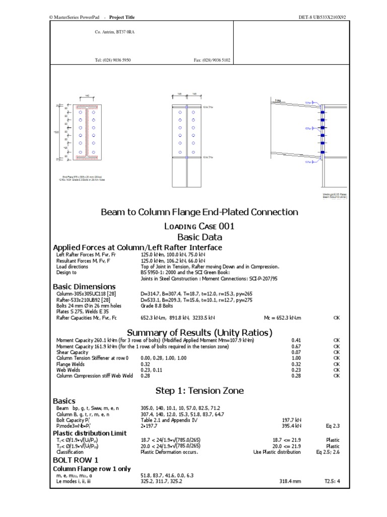 Det-8 Ub533x210x92 | PDF