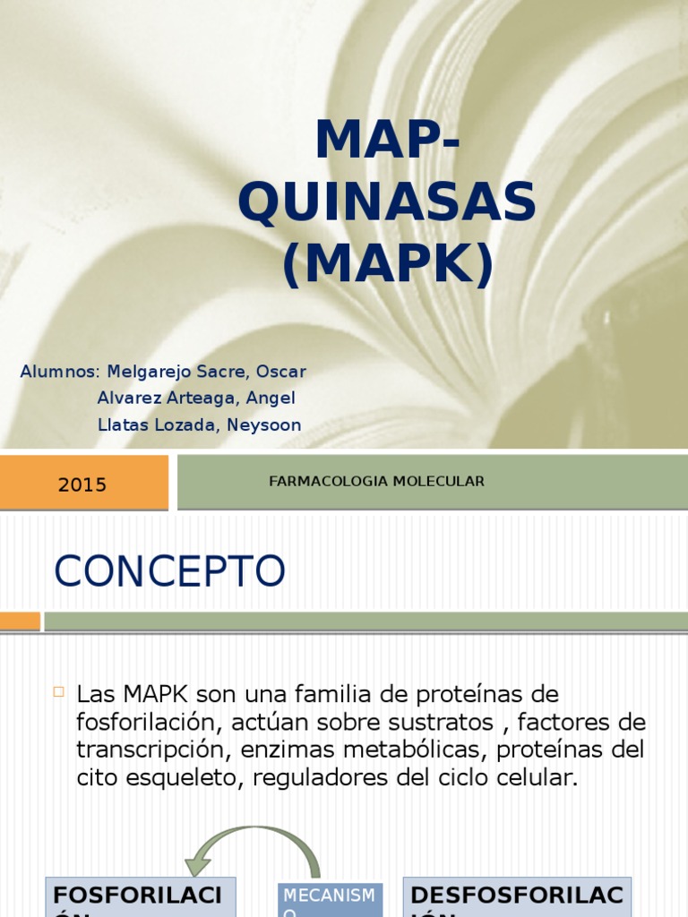 Map Quinasas | PDF | Receptor (Bioquímica) | Proteína quinasa activada ...