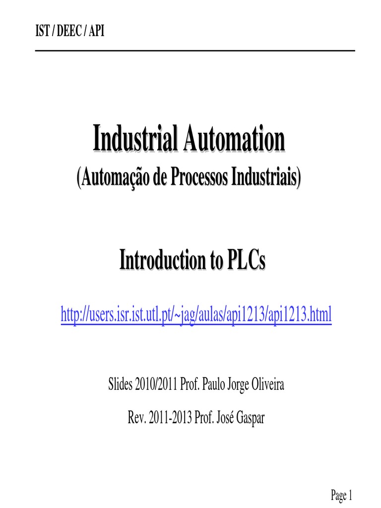 Industrial Automation | PDF