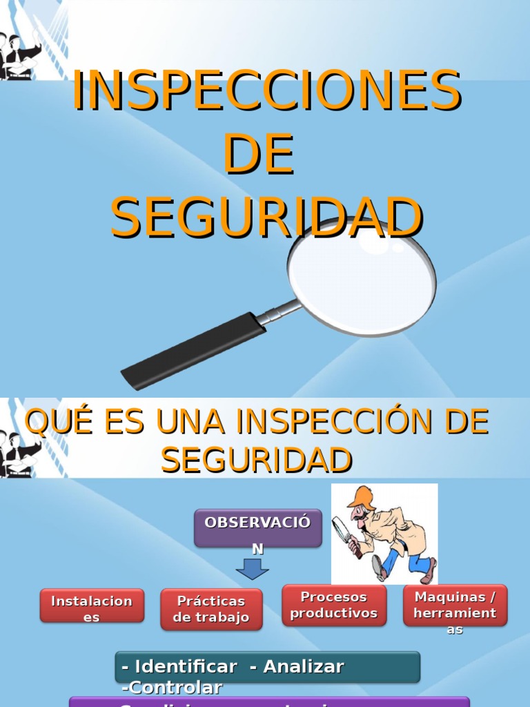 Trabajo Inspección de Seguridad | PDF | La seguridad | Riesgo