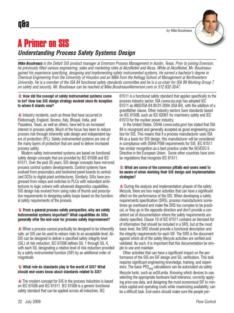 Understanding SIS Design and Standards | PDF | Safety | Systems Engineering