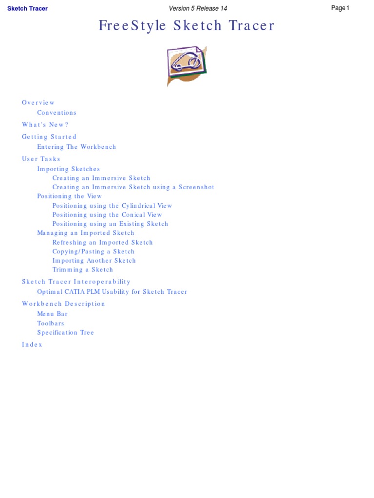 Freestyle Sketch Tracer: What'S New? Getting Started User Tasks | PDF