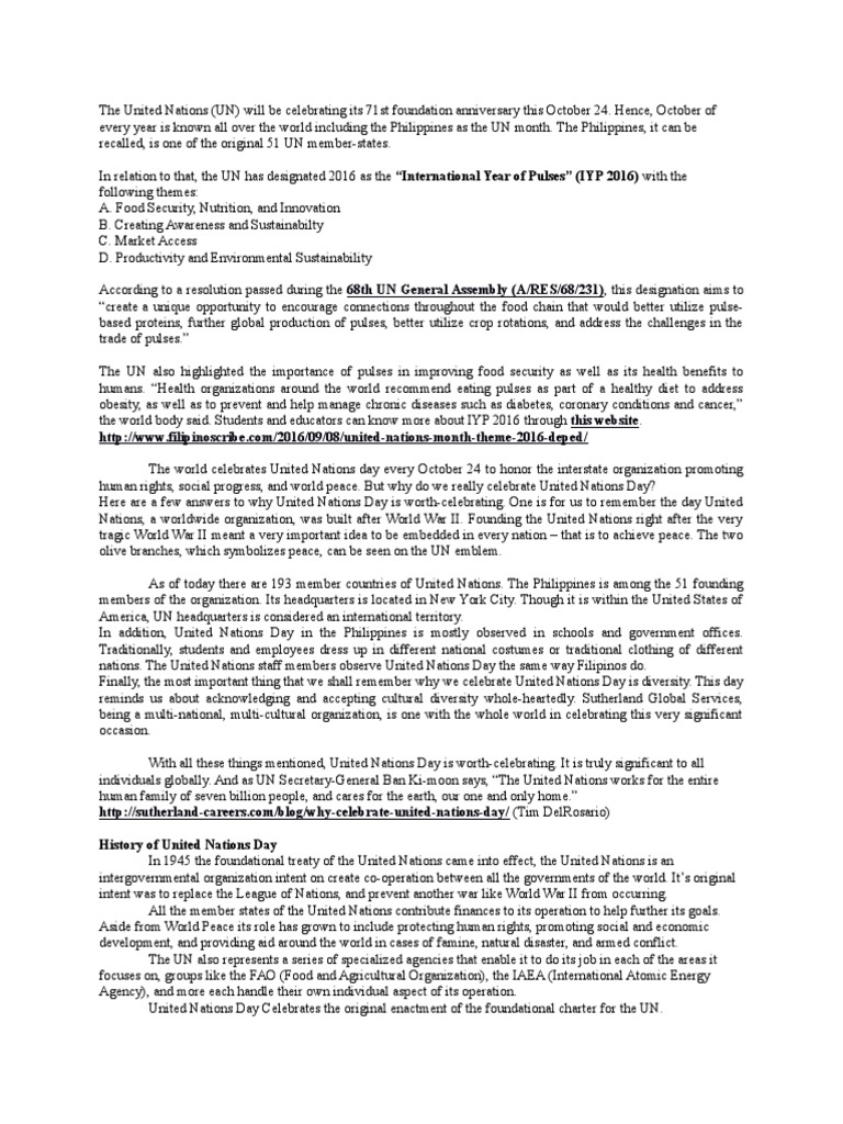 United Nation Trivia & Info | PDF | Ban Ki Moon | United Nations