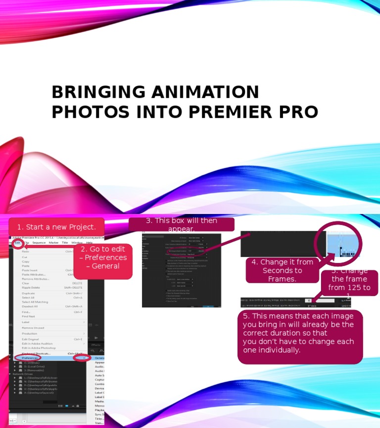 Animation Photo Setup in Premiere Pro | PDF | Technology & Engineering