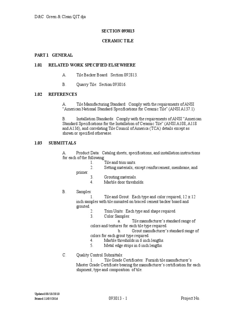 Ceramic Tile | PDF | Tile | Mortar (Masonry)