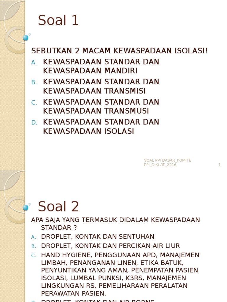 Soal Ppi Dasar | PDF