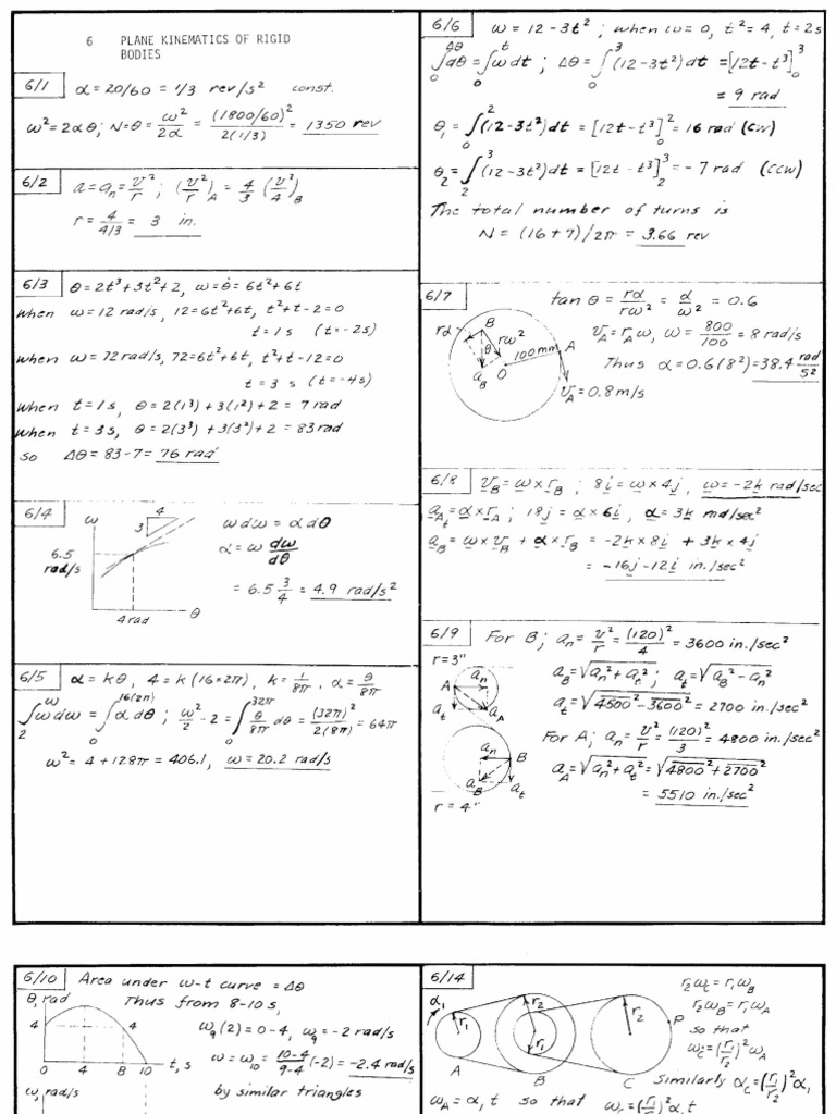 Meriam Kinematic Particles Dynamics 4 | PDF | Kinematics | Mechanics