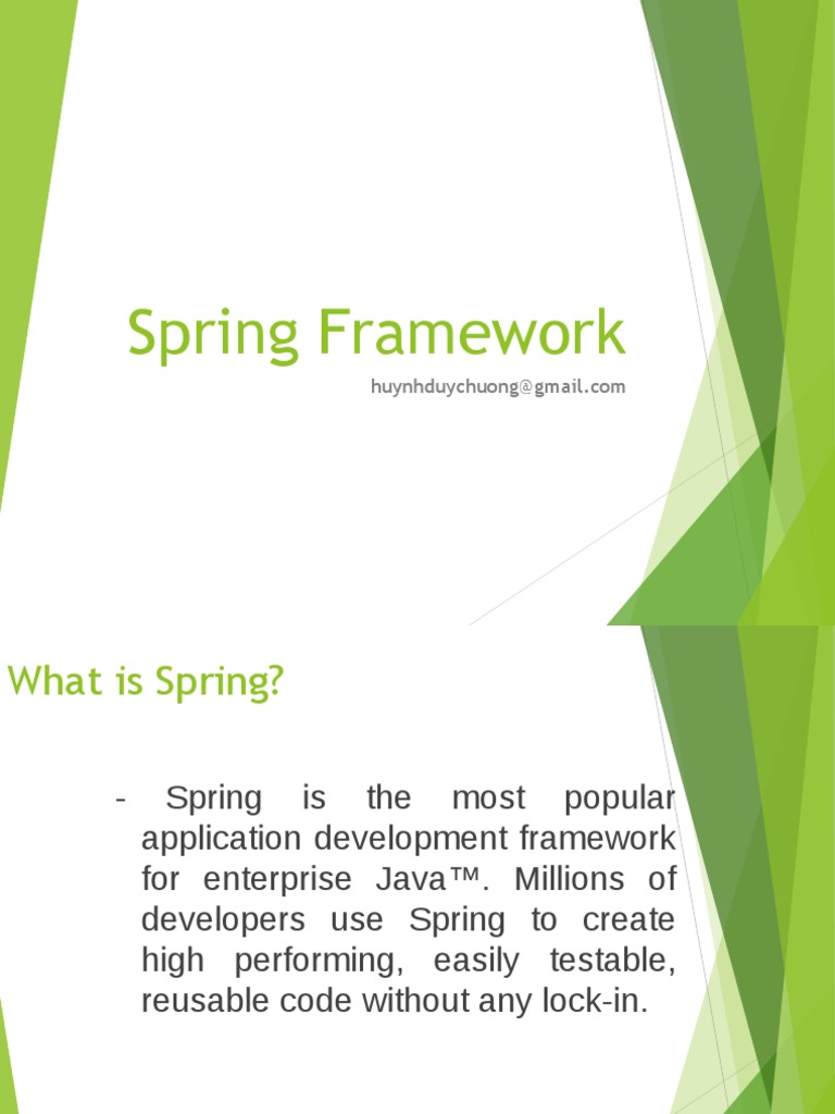 Java Training-Spring Framework | Download Free PDF | Spring Framework ...