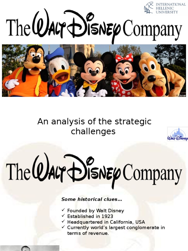 An Analysis of The Strategic Challenges | PDF | The Walt Disney Company ...