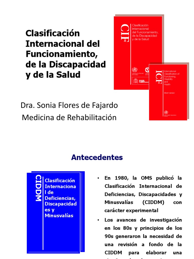 Resumen D La Cif | PDF | Invalidez | Ciencias de la Salud