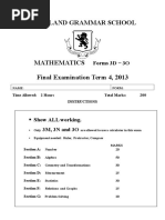 YEAR 9 MATHS - End of Year Revision Booklet 2 | PDF | Mathematical ...