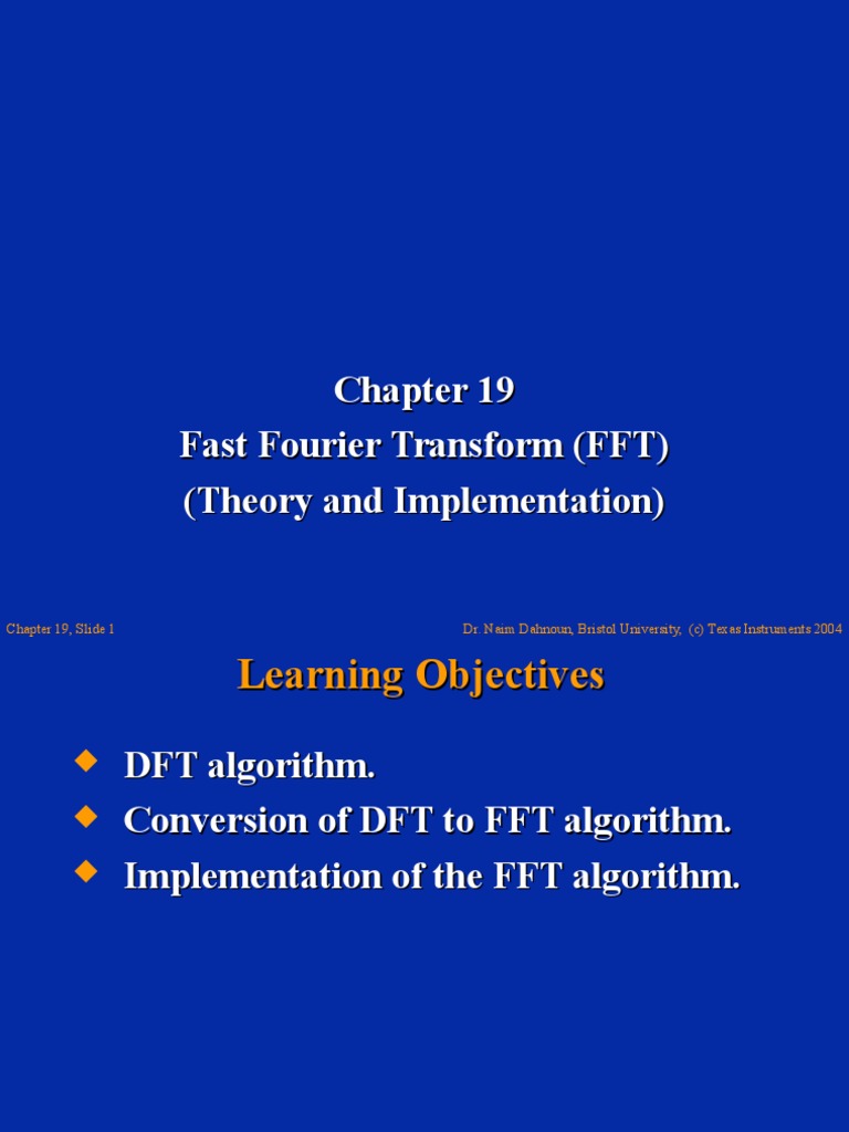 FFT Theory and Implementation Guide | PDF | Discrete Fourier Transform ...