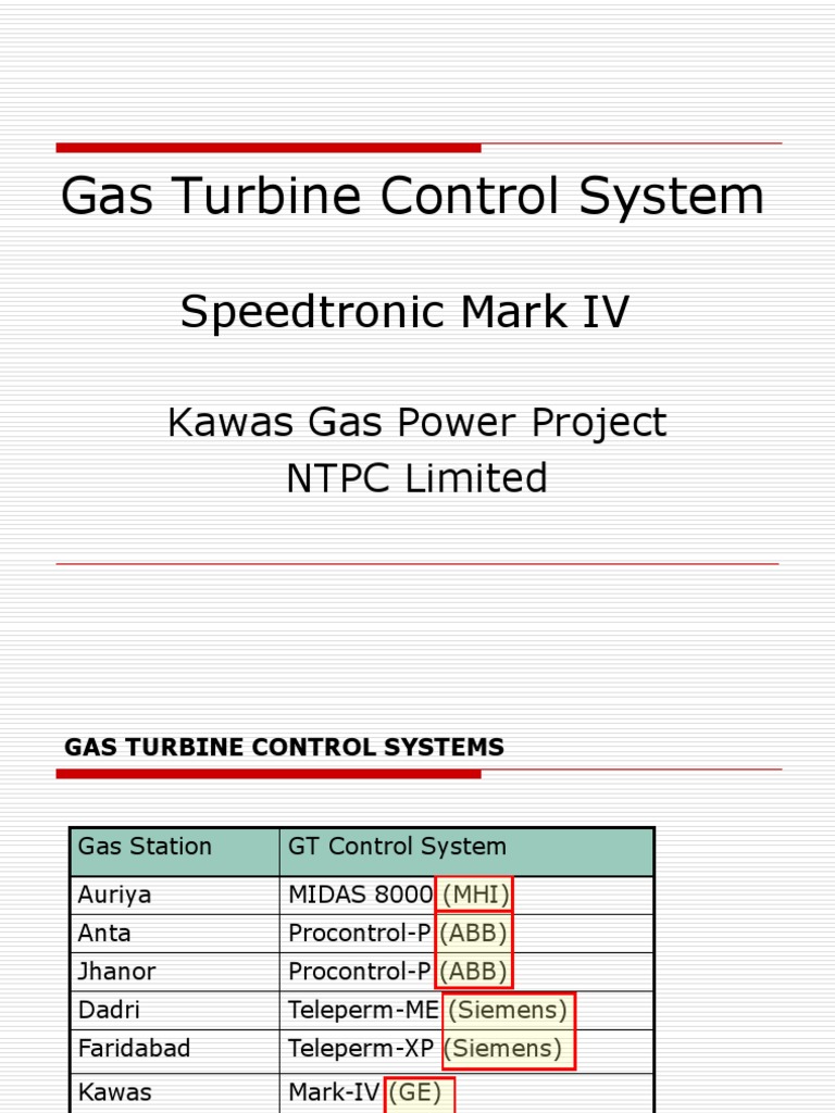 Gas Turbine Control System1 Nema | PDF | Control System | Gas Compressor