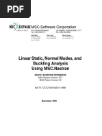 Normal Modes Analysis with NASTRAN | PDF | Technology & Engineering