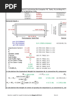 Water Tank Design (Aci 318-05 & 350-01) | PDF | Concrete | Materials