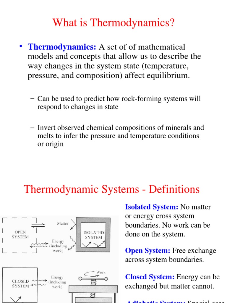Thermodynamics System | Thermodynamics | Enthalpy