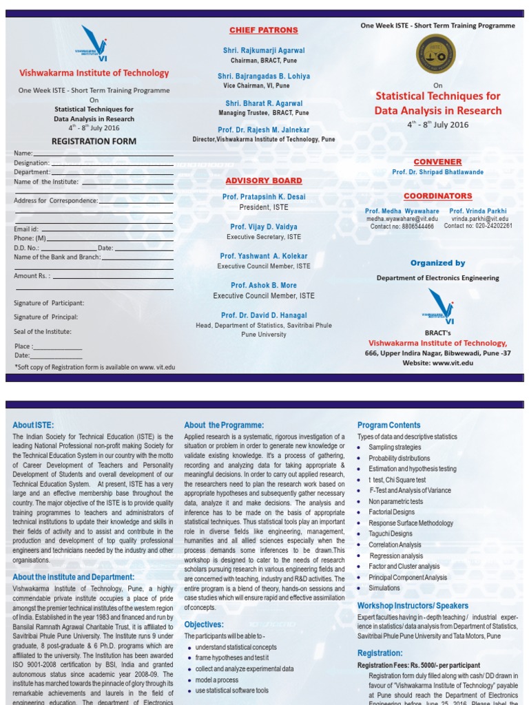 VIT STTP Brochure PDF | PDF