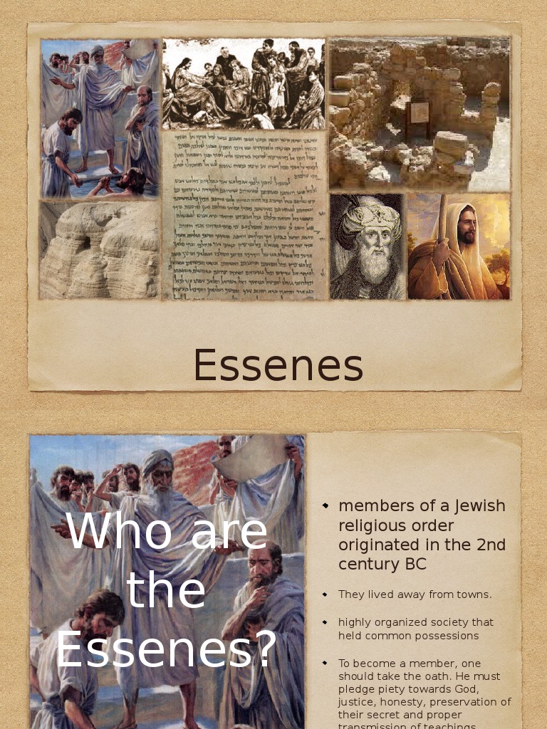 Essenes Report | PDF | Jews And Judaism | Abrahamic Religions