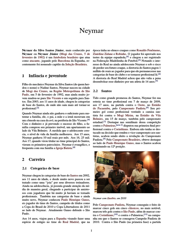 Neymar JR | PDF | FC Barcelona | Lionel Messi