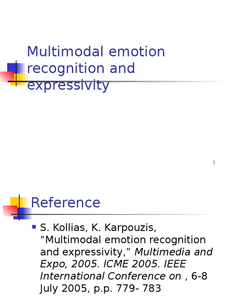 Multimodal Emotion Recognition and Expressivity | PDF | Electromyography | Emotions
