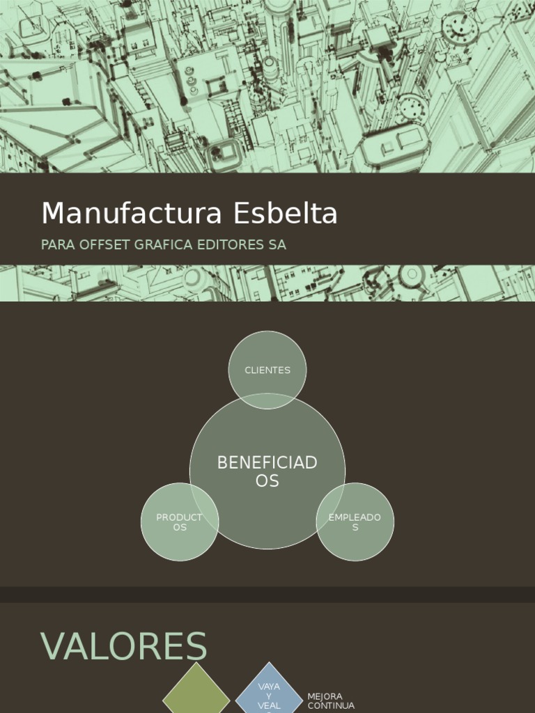 Manufactura Esbelta Lideres | Descargar gratis PDF | Lean Manufacturing | Liderazgo