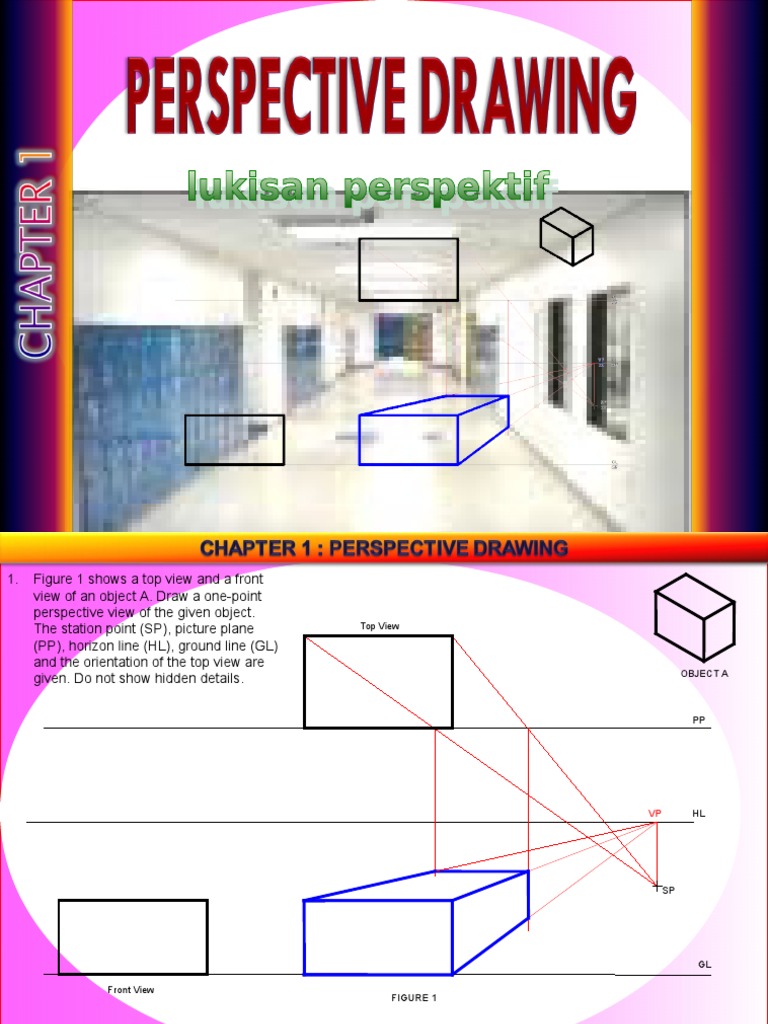 One-Point Perspective Drawing Guide | PDF | Perspective (Graphical ...