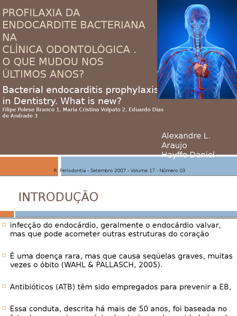 Profilaxia Da Endocardite Bacteriana Na Odonto | PDF | Penicilina ...