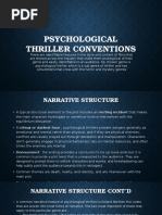 Thriller Film Analysis | PDF | Thriller (Genre) | Leisure