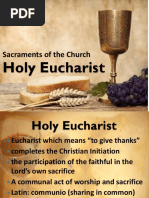 Lesson Plan | PDF | Eucharist | Mass (Liturgy)