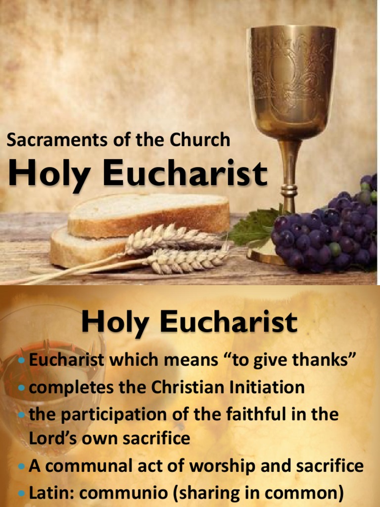 Holy Eucharist | Eucharist | Mass (Liturgy)